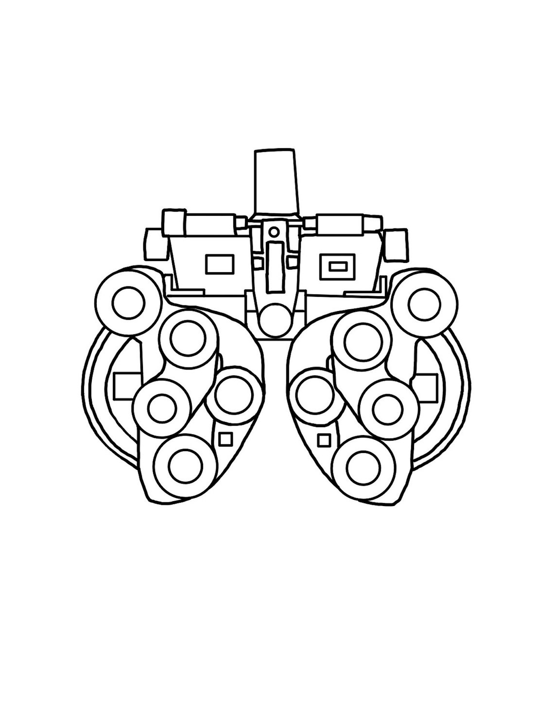 Phoropter Coloring Page - Etsy