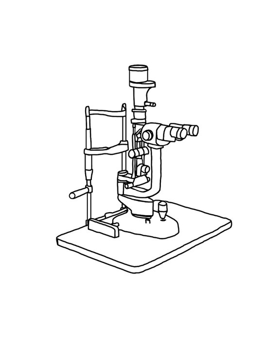 Eye Doctor Coloring Page