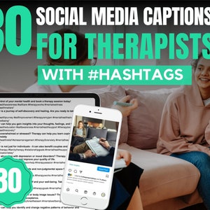 Social Media Captions for Therapists | Social Media for Therapy Clinics ...