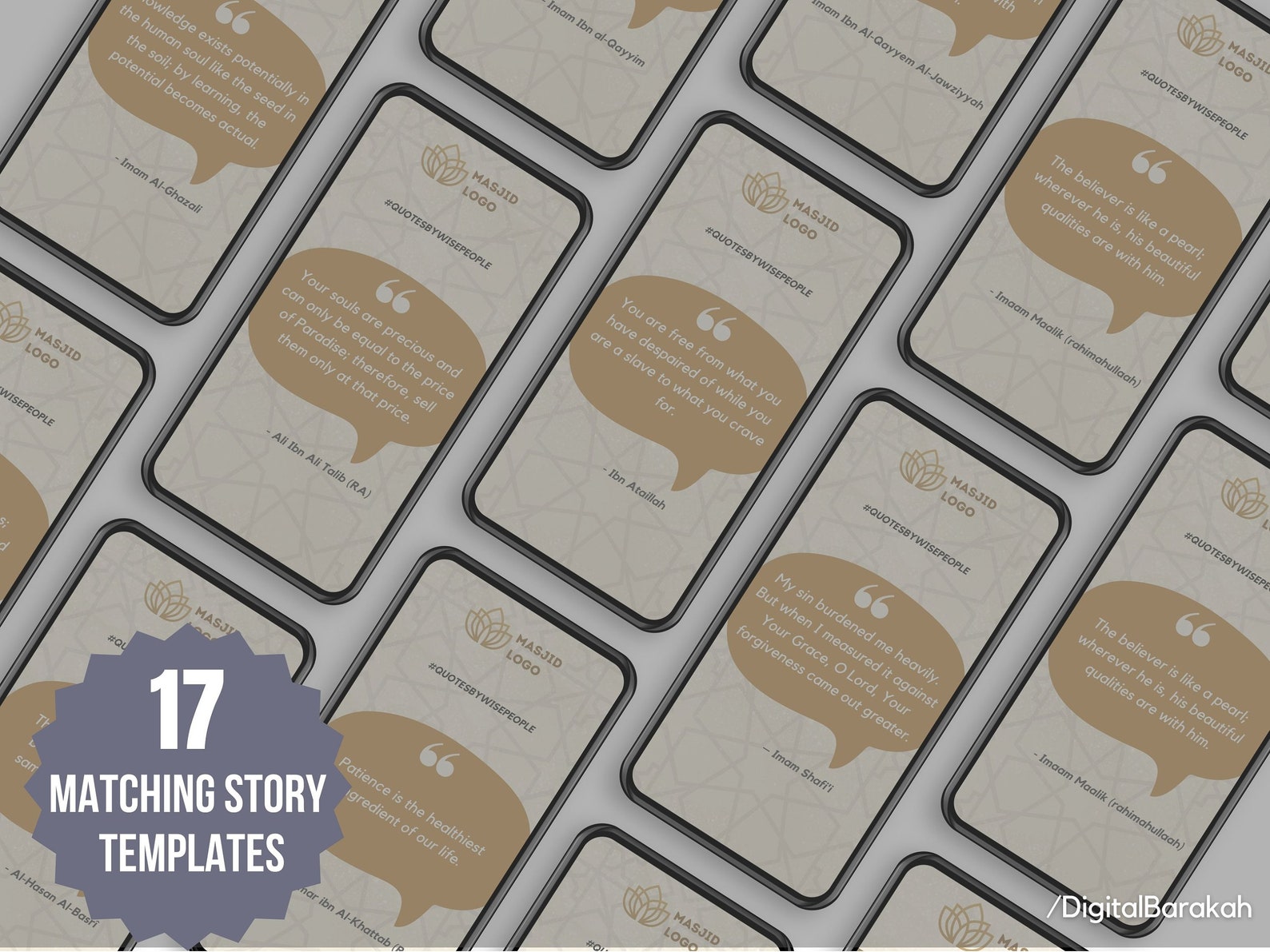 34 X Islamic Quotes Social Media Designs Content Hashtags Islamic ...