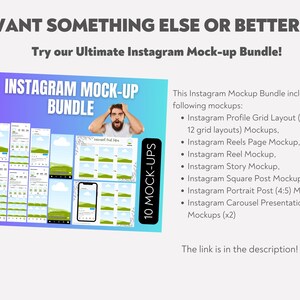 Post Template Mockup | Ig Profile Mockup | Instagram Layout Grid ...