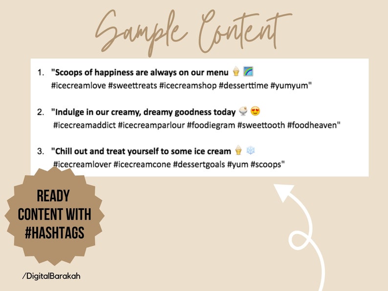 Social Media Captions for Ice Cream Shops | Social Media for Ice Cream ...