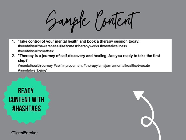 Social Media Captions for Therapists | Social Media for Therapy Clinics ...