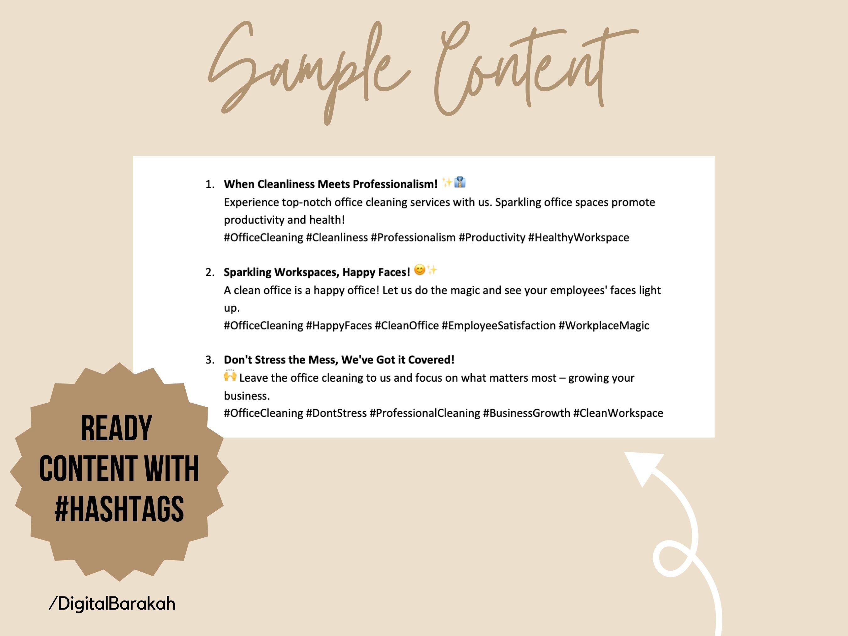 Social Media Captions for Office Cleaning Services | Caption Ideas for ...