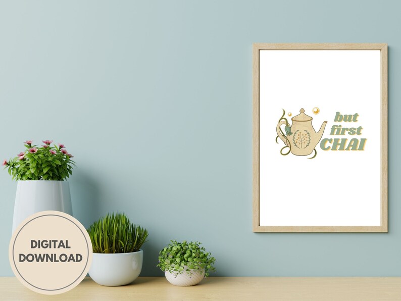 Chai Wall Arts | Set of 6 Chai Art Posters | Chai Posters| Chai ...
