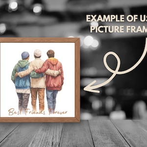 Clipart of 3 Best Muslim Friends / Clipart of Muslim Boys Besties in ...