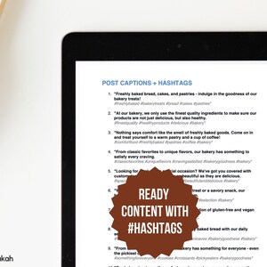 30 Social Media Captions for Bakery, Bakery Social Media Content ...