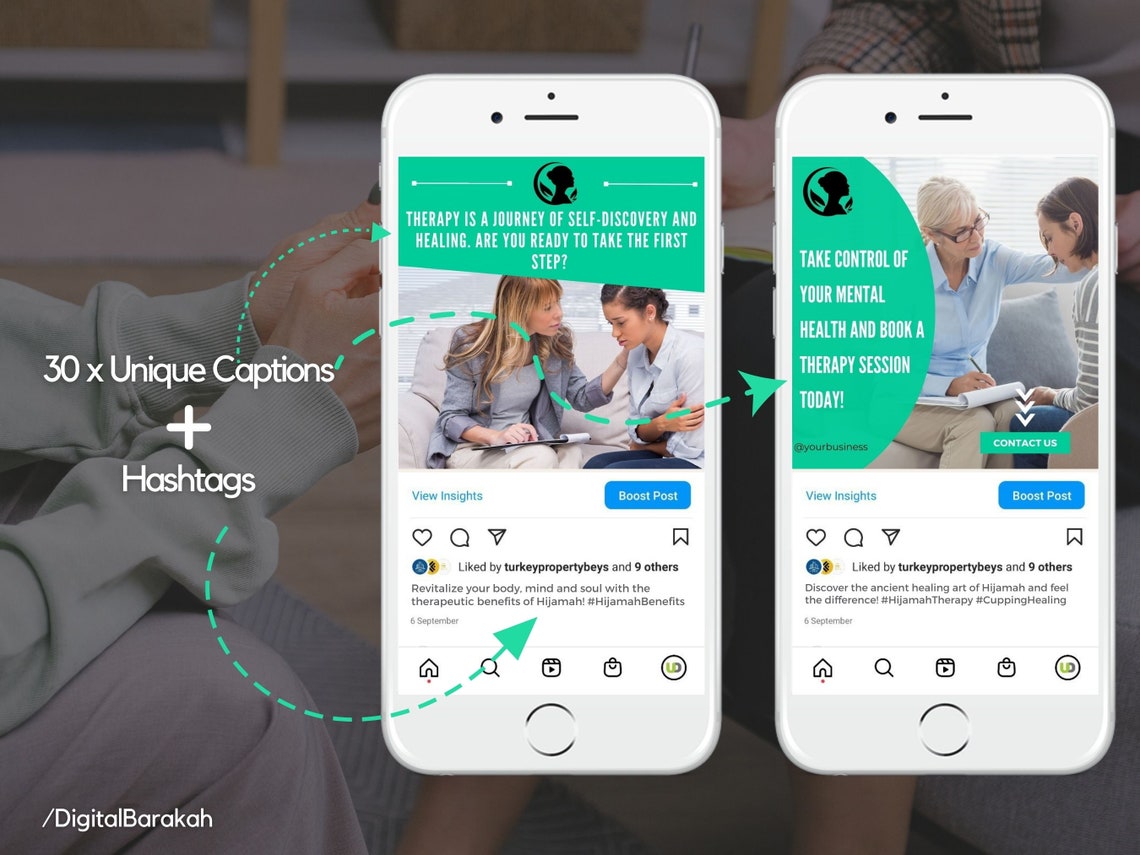 Social Media Captions for Therapists | Social Media for Therapy Clinics ...