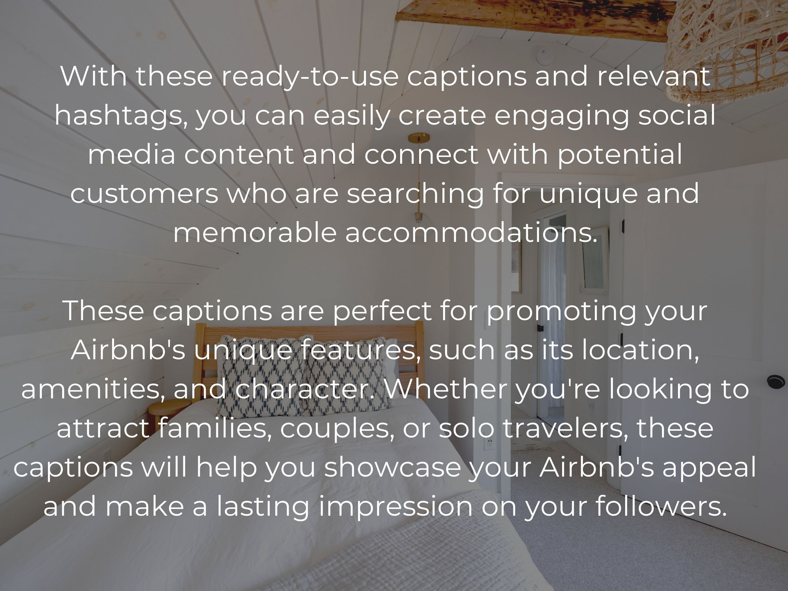 Social Media Captions for Airbnb Hosts | Social Media for Airbnb ...