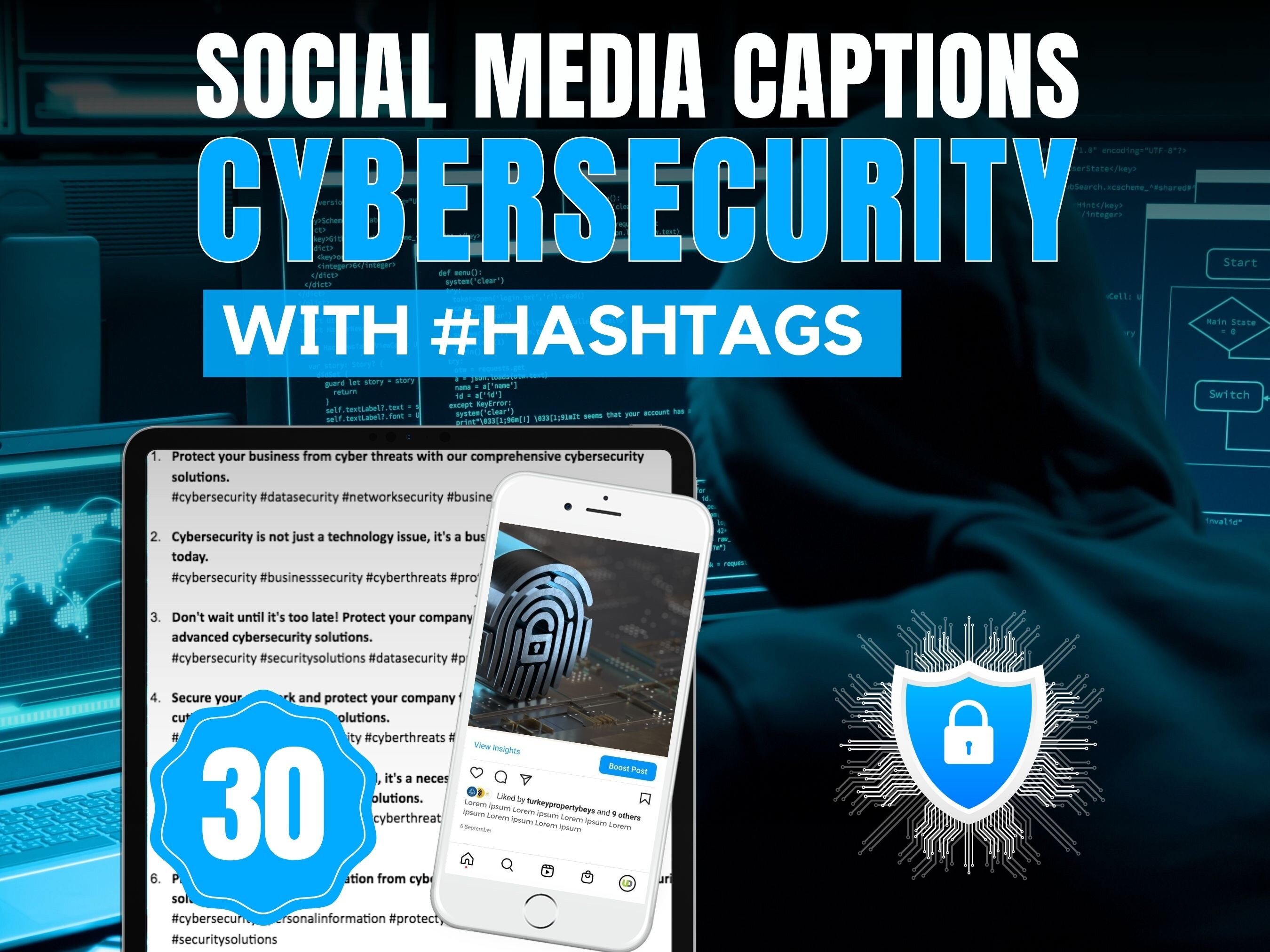 Social Media Captions for Cybersecurity | Social Media for ...