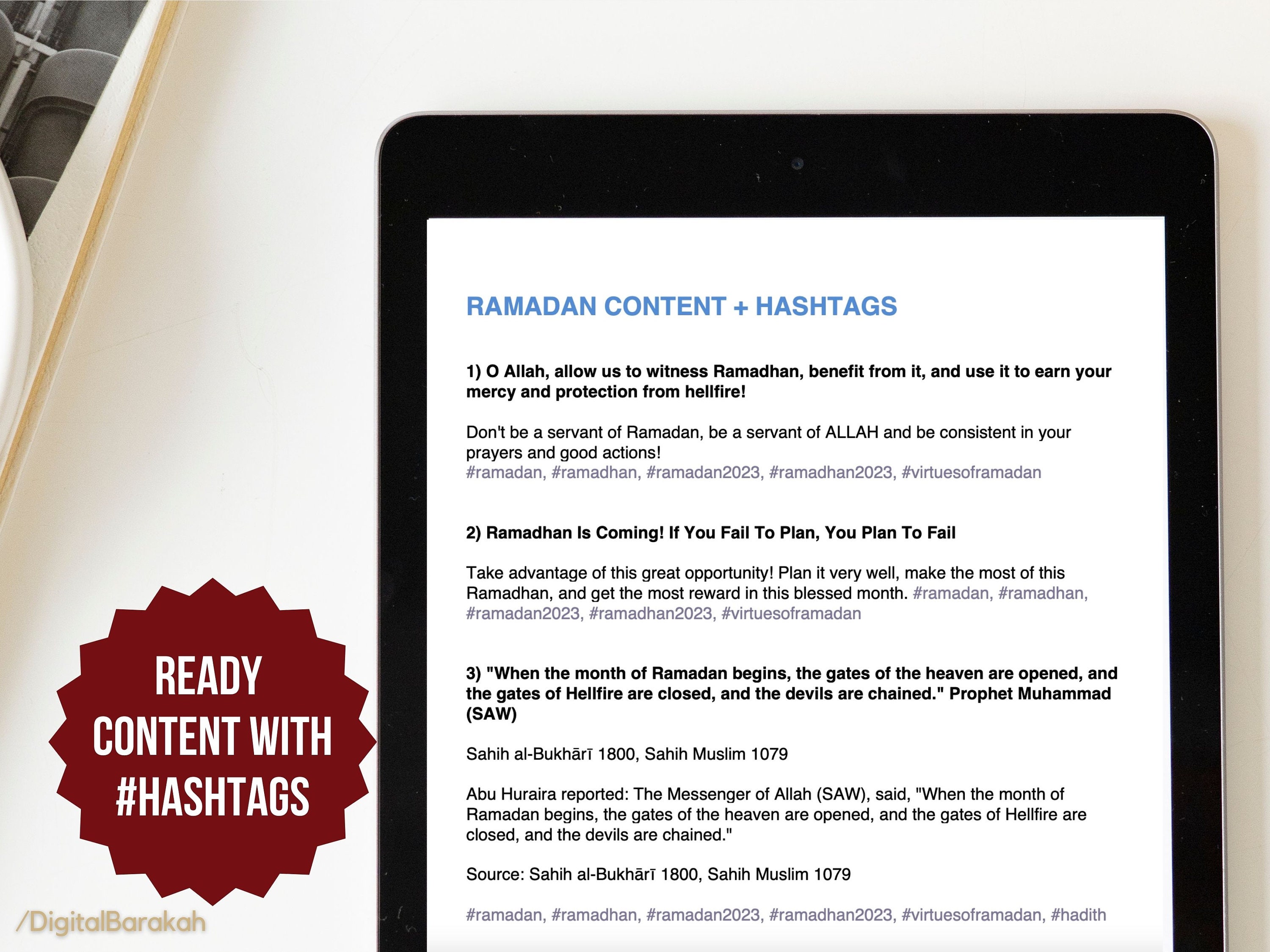 58 X Ramadan Social Media Designs + Content + Hashtags| Ramadan Social ...