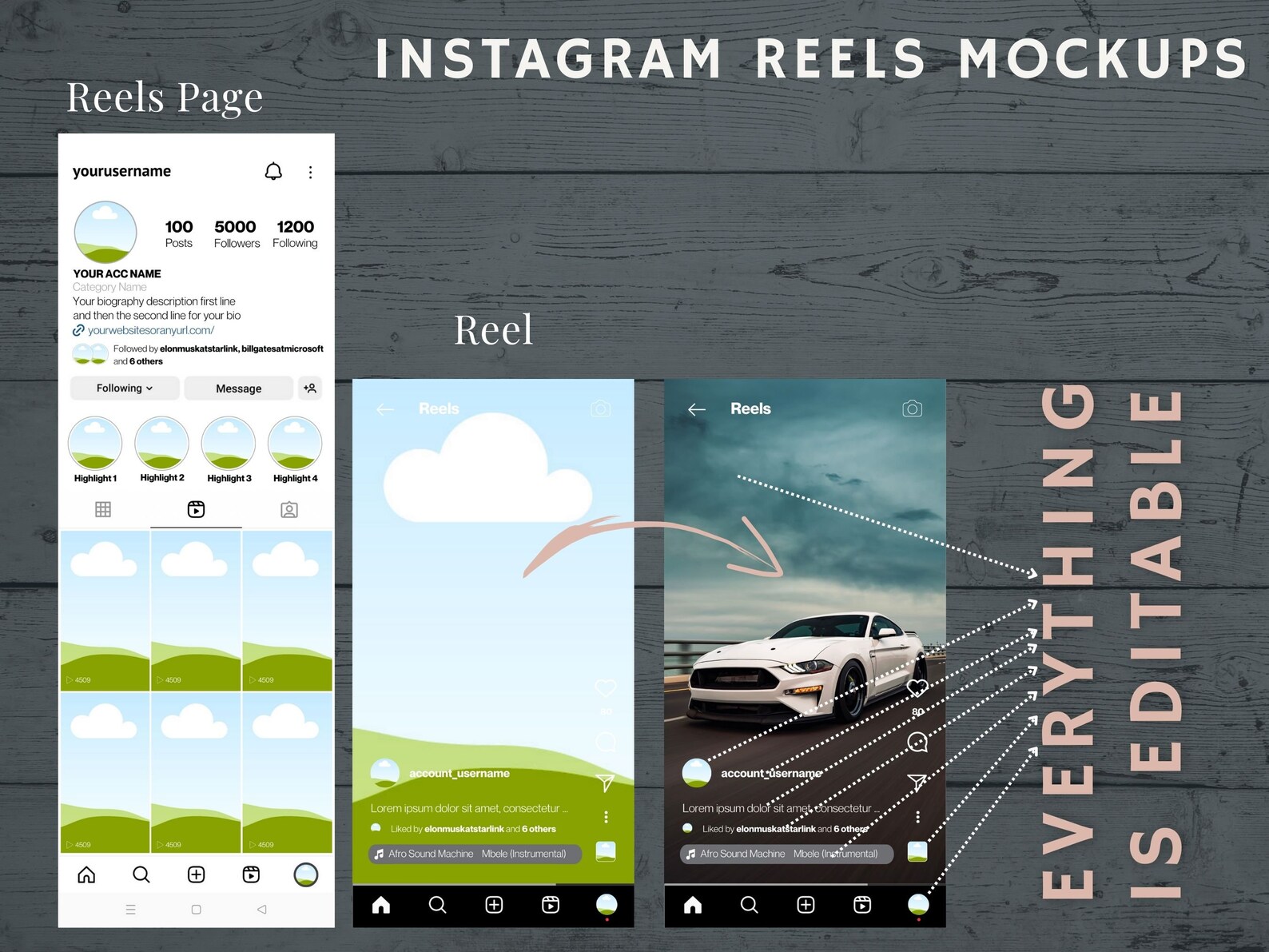 Instagram Mockup Templates | Ig Profile Mockup | Instagram Feed ...