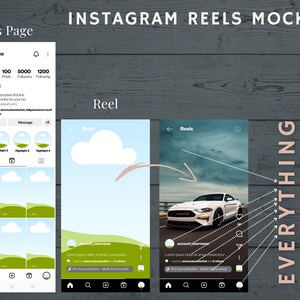 Instagram Mockup Templates | Ig Profile Mockup | Instagram Feed ...