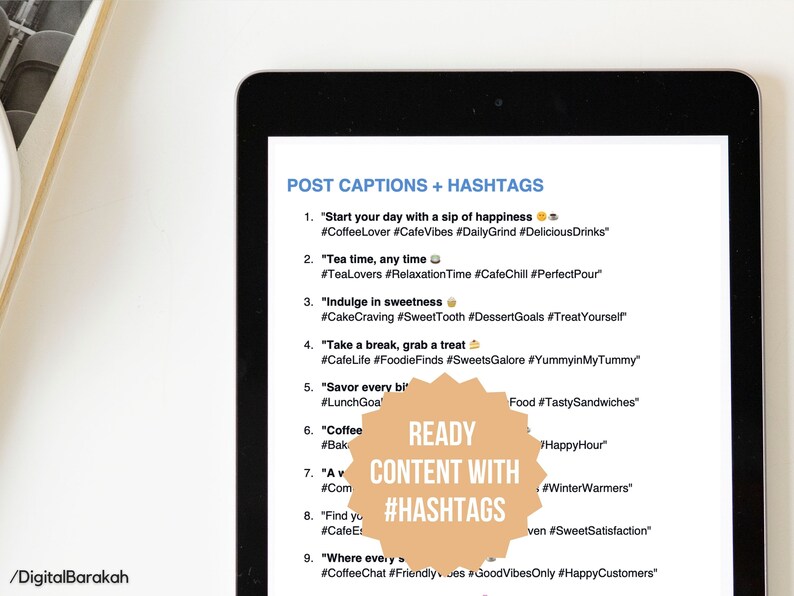 30 Cafe Social Media Captions, Coffee Shop Social Media Content | Cafe ...