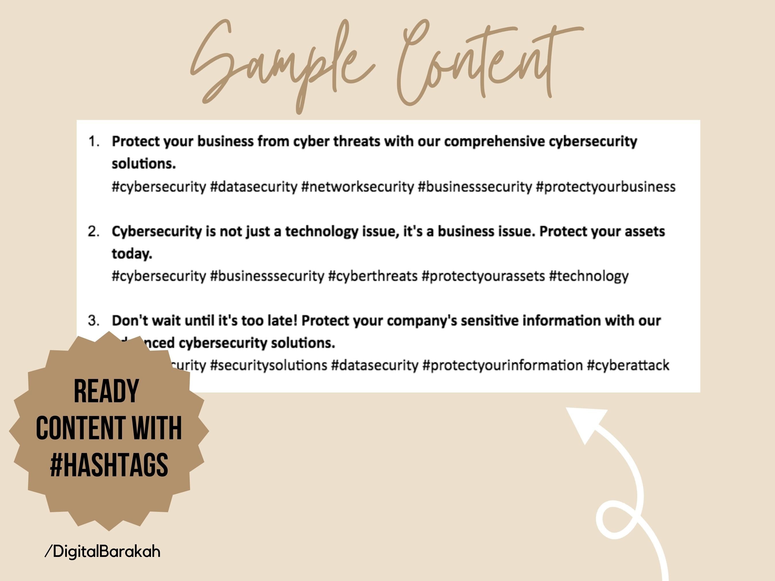 Social Media Captions for Cybersecurity | Social Media for ...