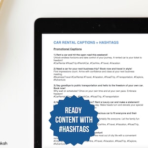 Social Media Bundle for Car Rental Businesses | Instagram Template ...