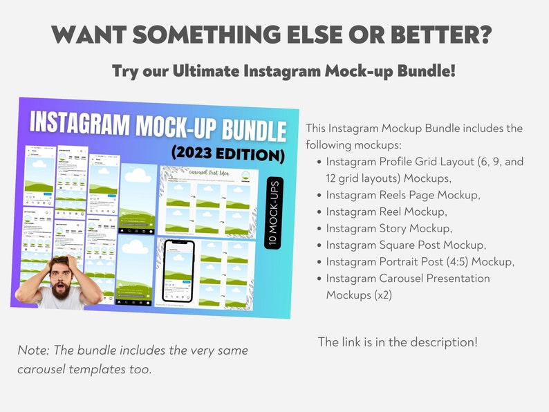 Instagram Carousel Mockup | Carousel Feed Mockup | Instagram Carousel ...