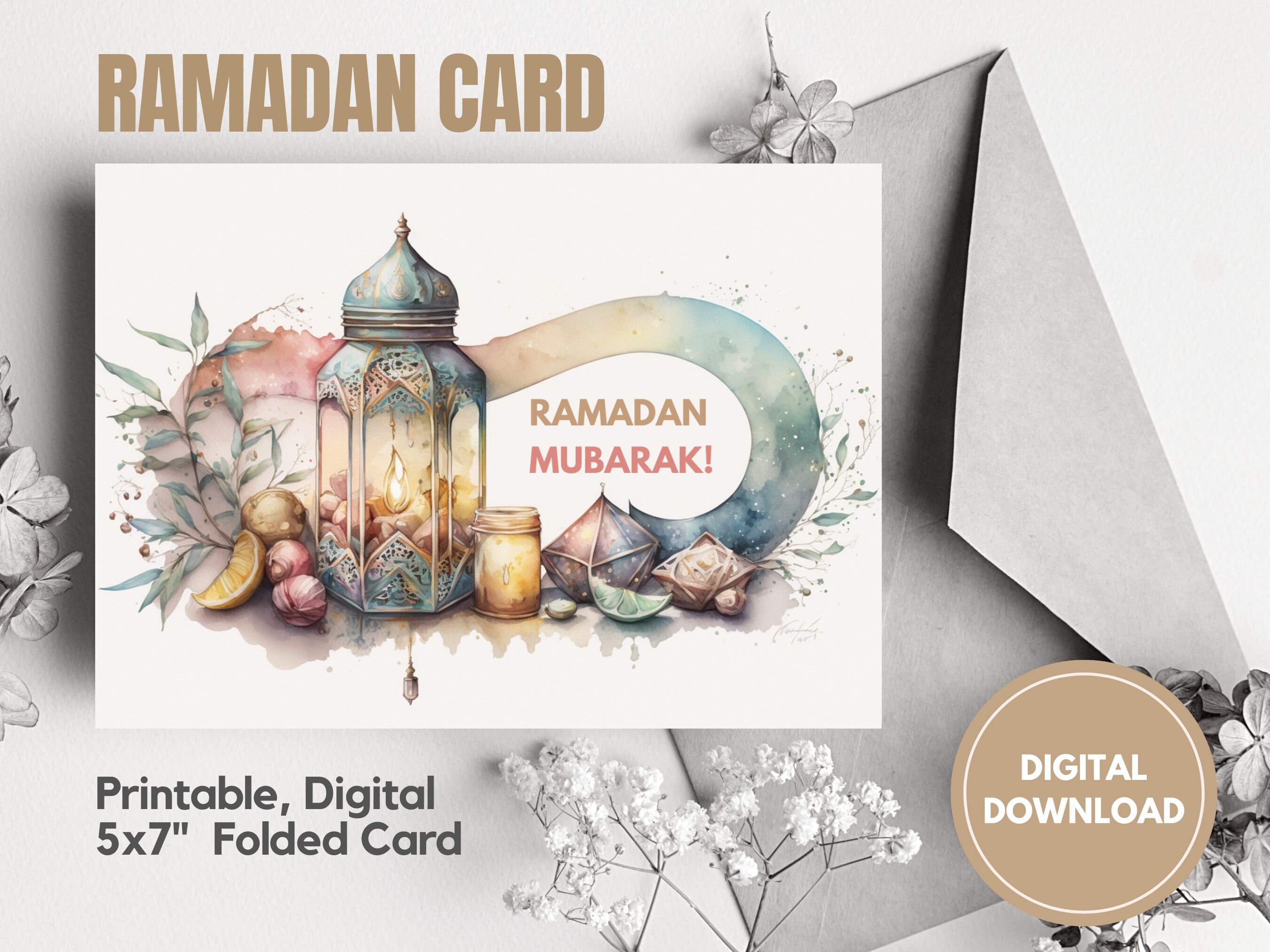 Ramadan Mubarak Cards