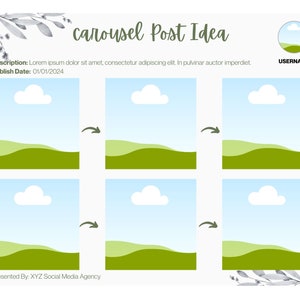 Instagram Carousel Mockup | Carousel Feed Mockup | Instagram Carousel ...