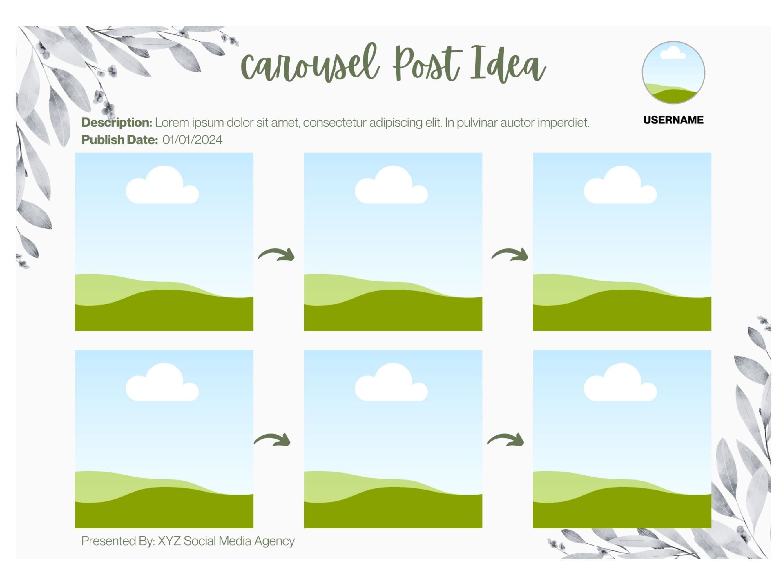 Instagram Carousel Mockup | Carousel Feed Mockup | Instagram Carousel ...