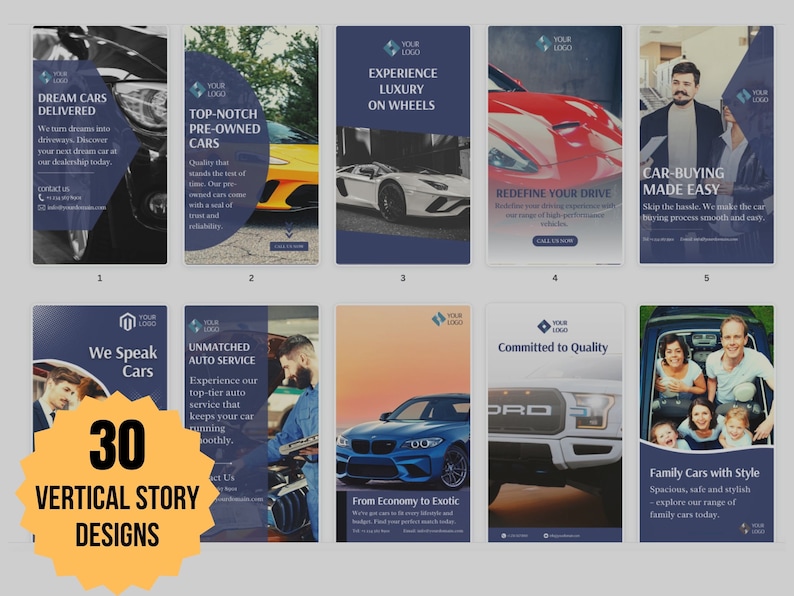 102x Social Media Templates for Car Dealers | Instagram Template ...