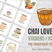 Chai Sticker Icons | Chai Lovers Icons and Clipart | Funny Chai ...