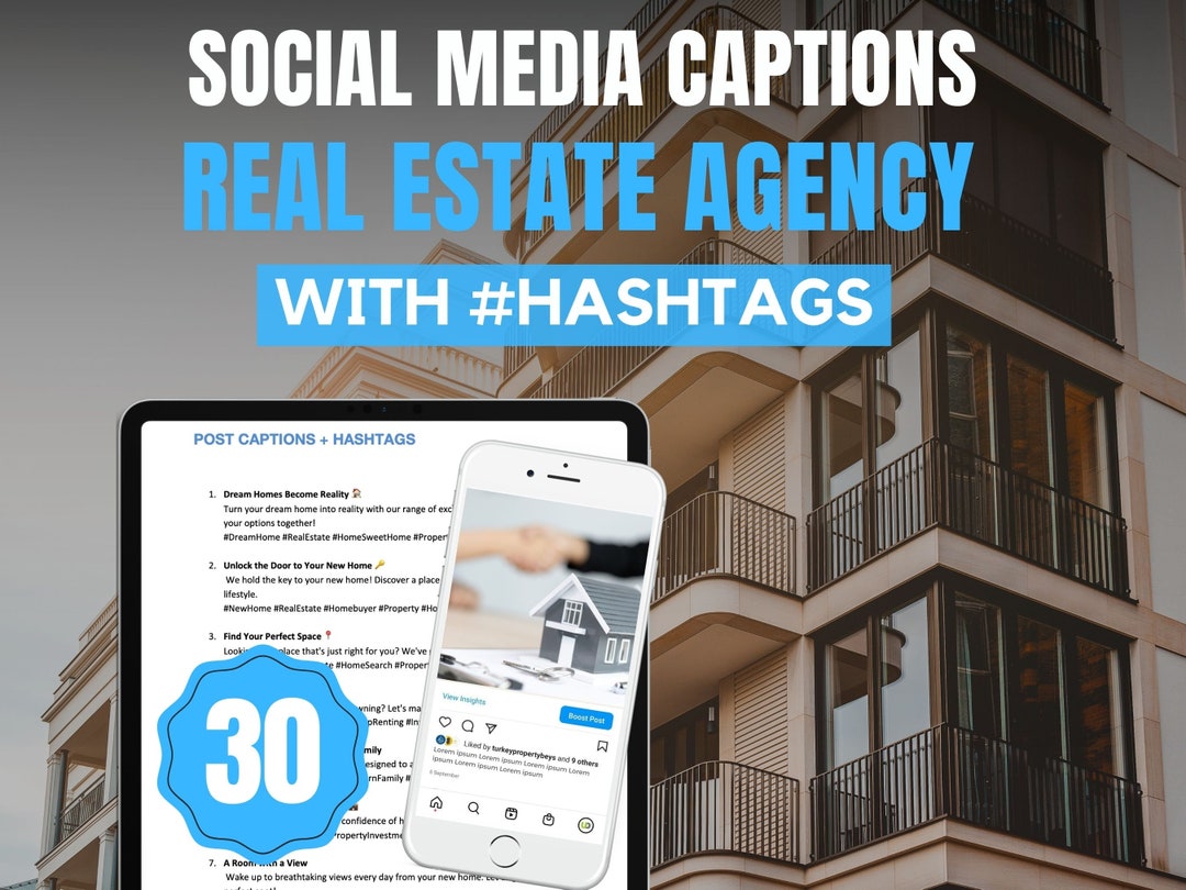 Social Media Captions for Real Estate Agency | Caption Ideas for ...