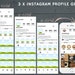 Instagram Mockup Templates | Ig Profile Mockup | Instagram Feed ...
