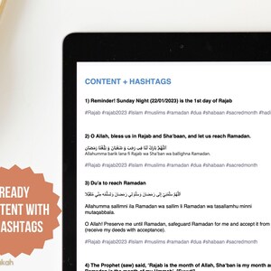 6 X Social Media Posts on Sacred Month of Rajab Islamic Post Ideas ...