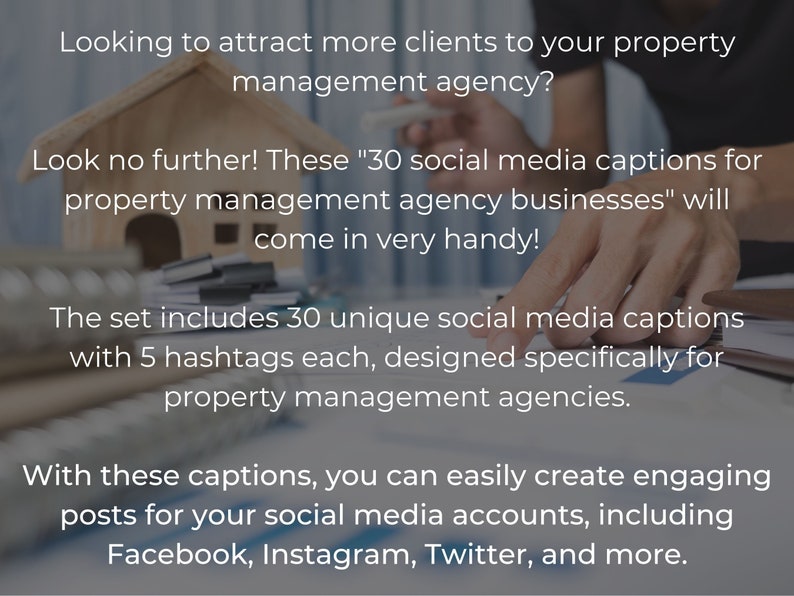 Social Media Captions for Property Management Agency | Social Media for ...
