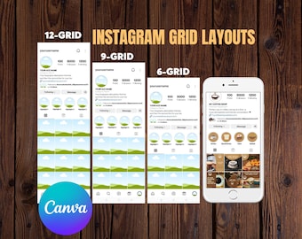 Instagram Profile Mockup | Instagram Layout Grid | Instagram Profile ...
