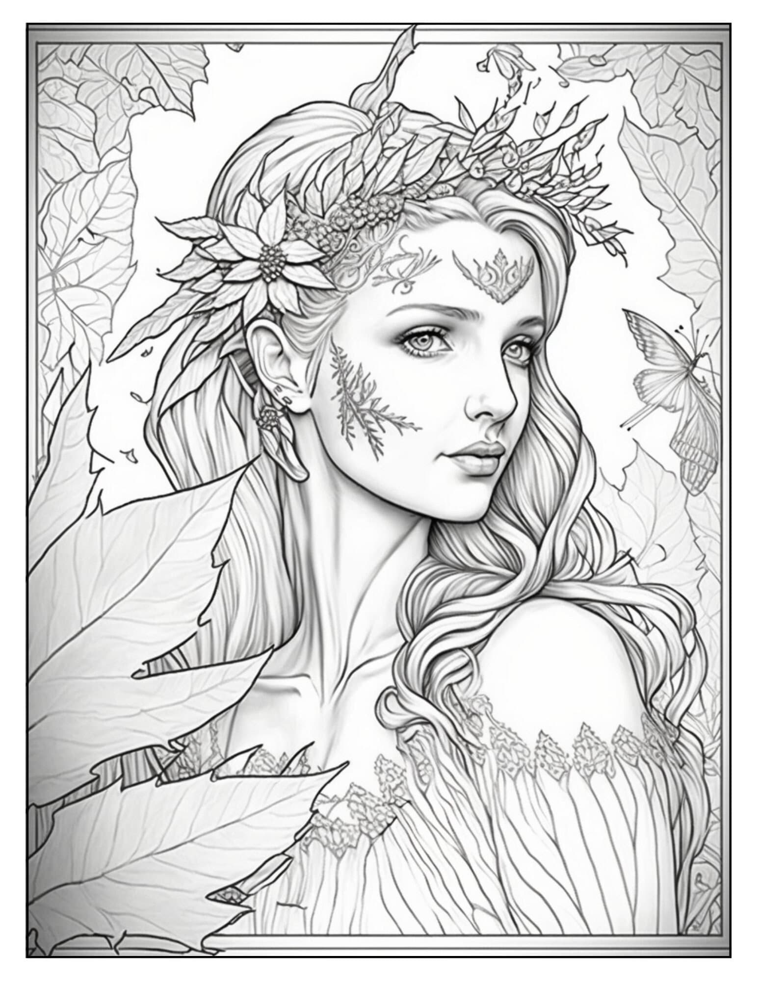 Cicely Mary Barker Flower Fairies Coloring Pages