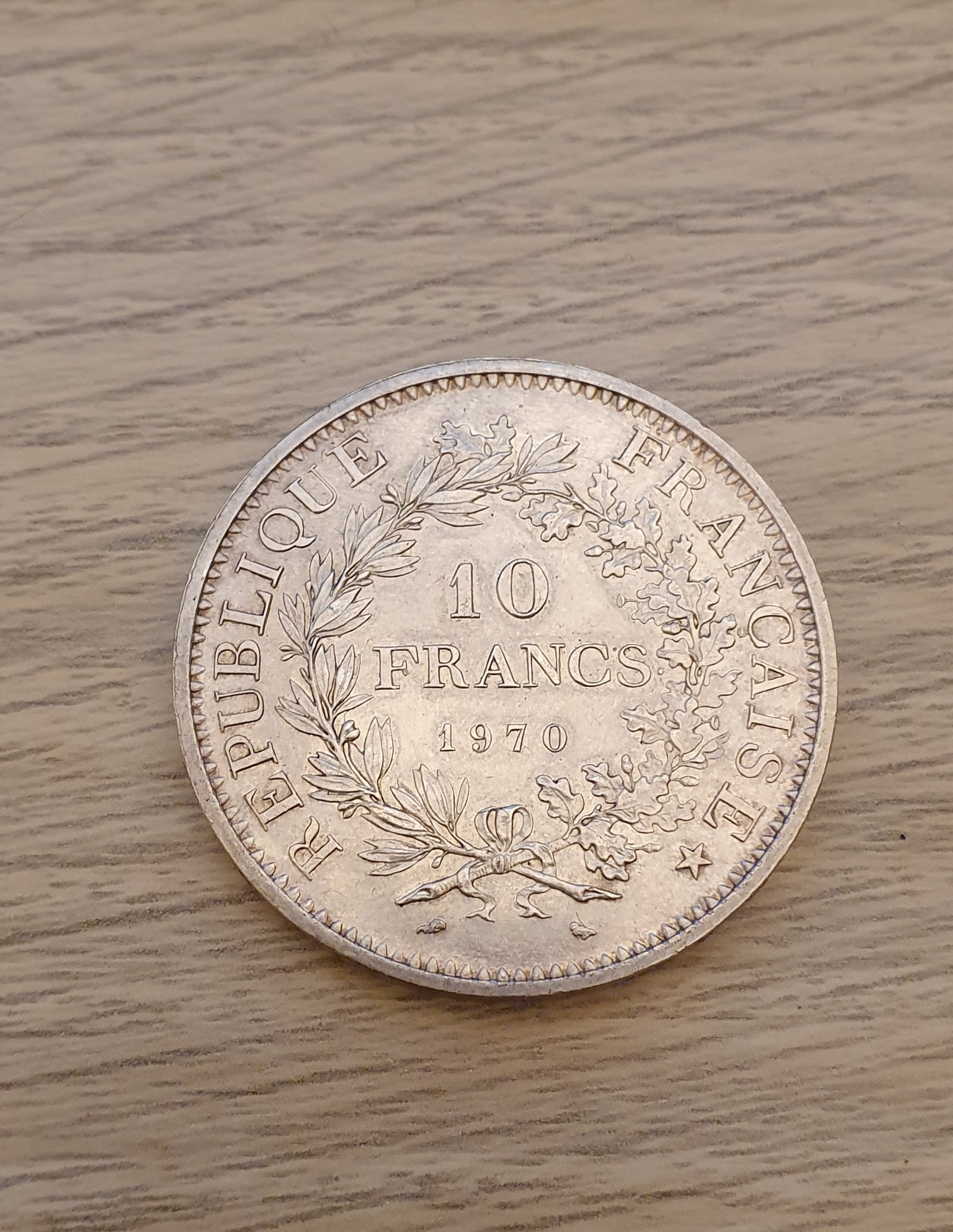 10 Francs Hercules Silver 999/1000 1970 - Etsy