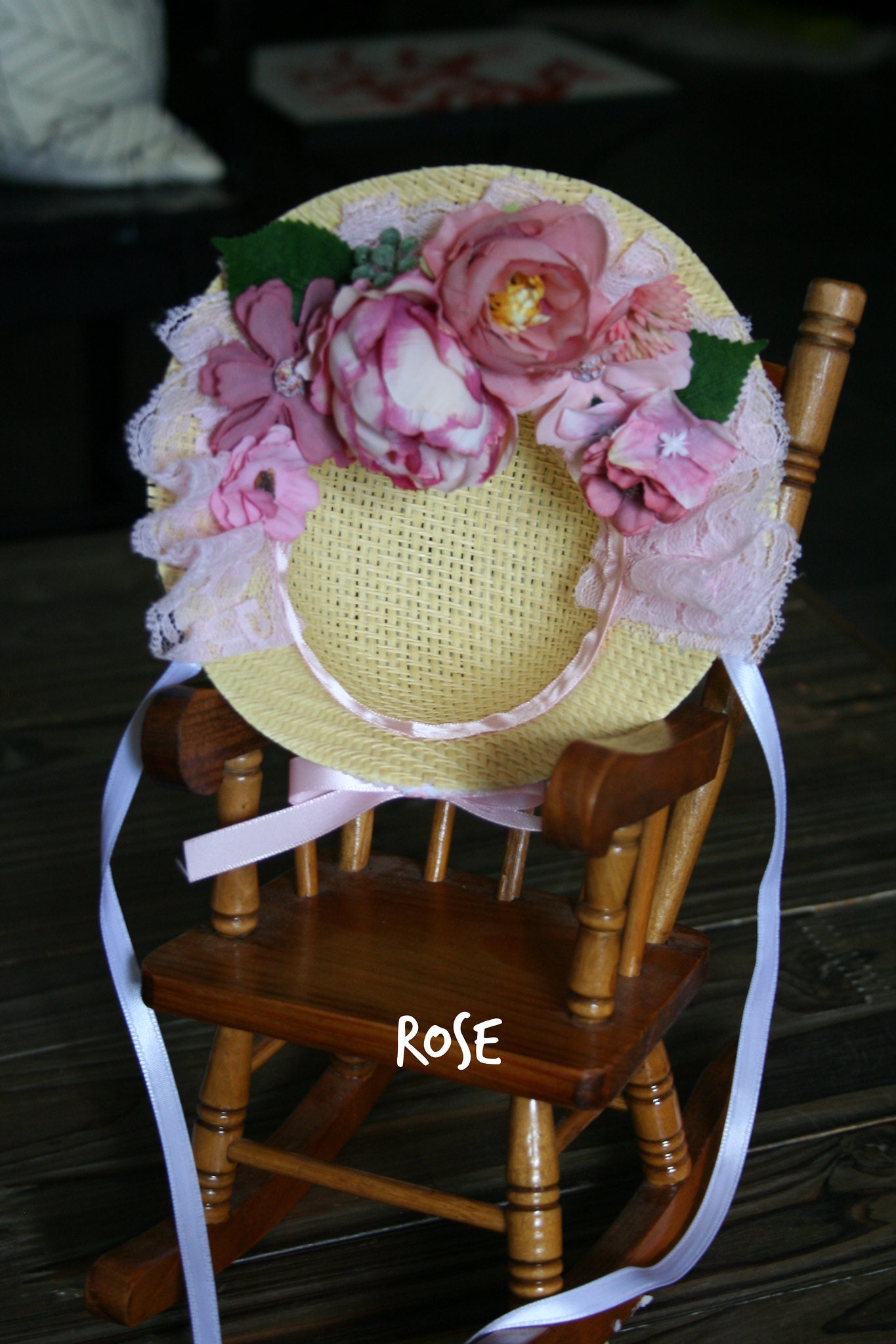 Doll Straw Bonnet Hat Handmade Accessories Pullip Blythe - Etsy