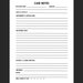 Case Note Template for Surgical Tech Students, New Scrub Techs, OR ...