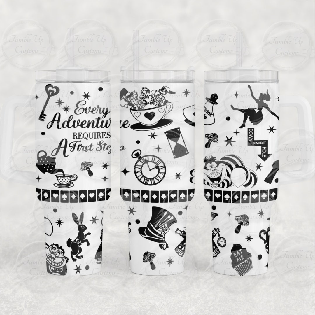 40 Oz Wonderland Laser Full Wrap File - Etsy