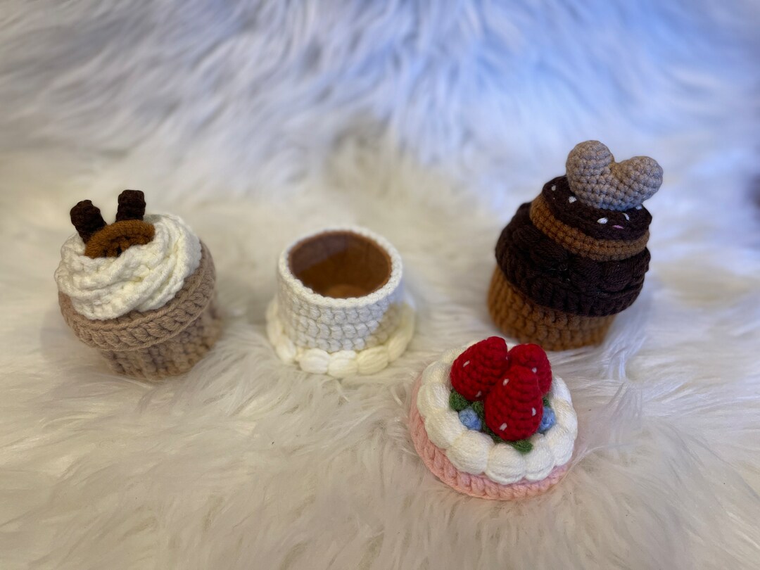 Dessert| Crochet| Crochet Food| Crochet Dessert| Home Decor| Cute Food ...