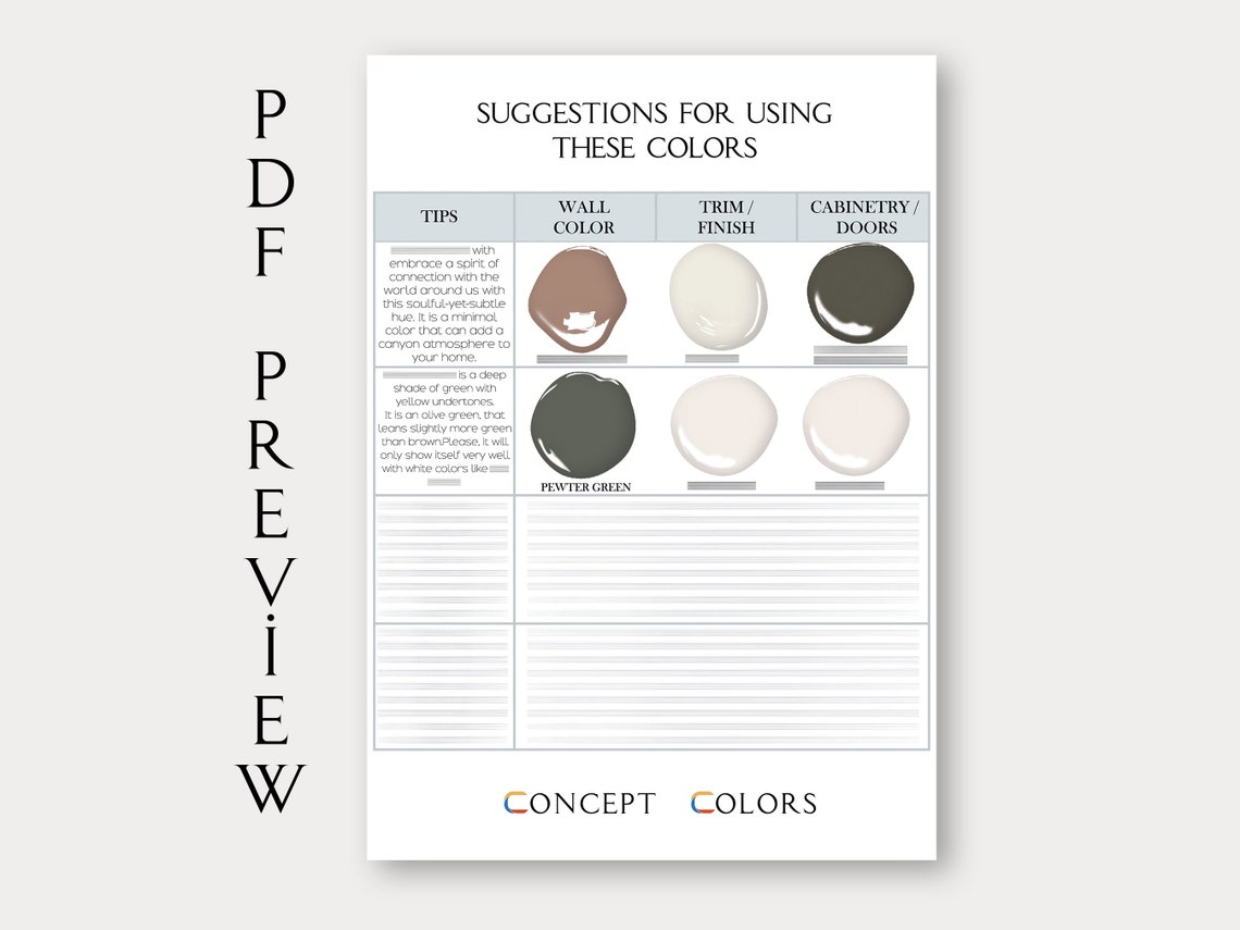 Sherwin-williams Pewter Green Paint Palette, Redend Point Color Palette ...