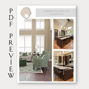 Sherwin Williams, Canvas Tan Paint Palette: Cozy Home Paint, Whole ...