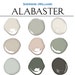 Alabaster Paint Color Palette, Sherwin Williams, Best White, Alabaster ...