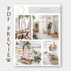 Bohemian Home Paint Palette, Behr, Complementary Whole House Paint ...