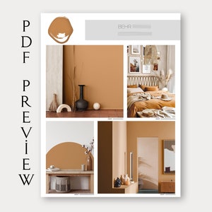 Bohemian Home Paint Palette, Behr, Complementary Whole House Paint ...