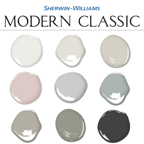 Sherwin Williams Color Palette - Etsy