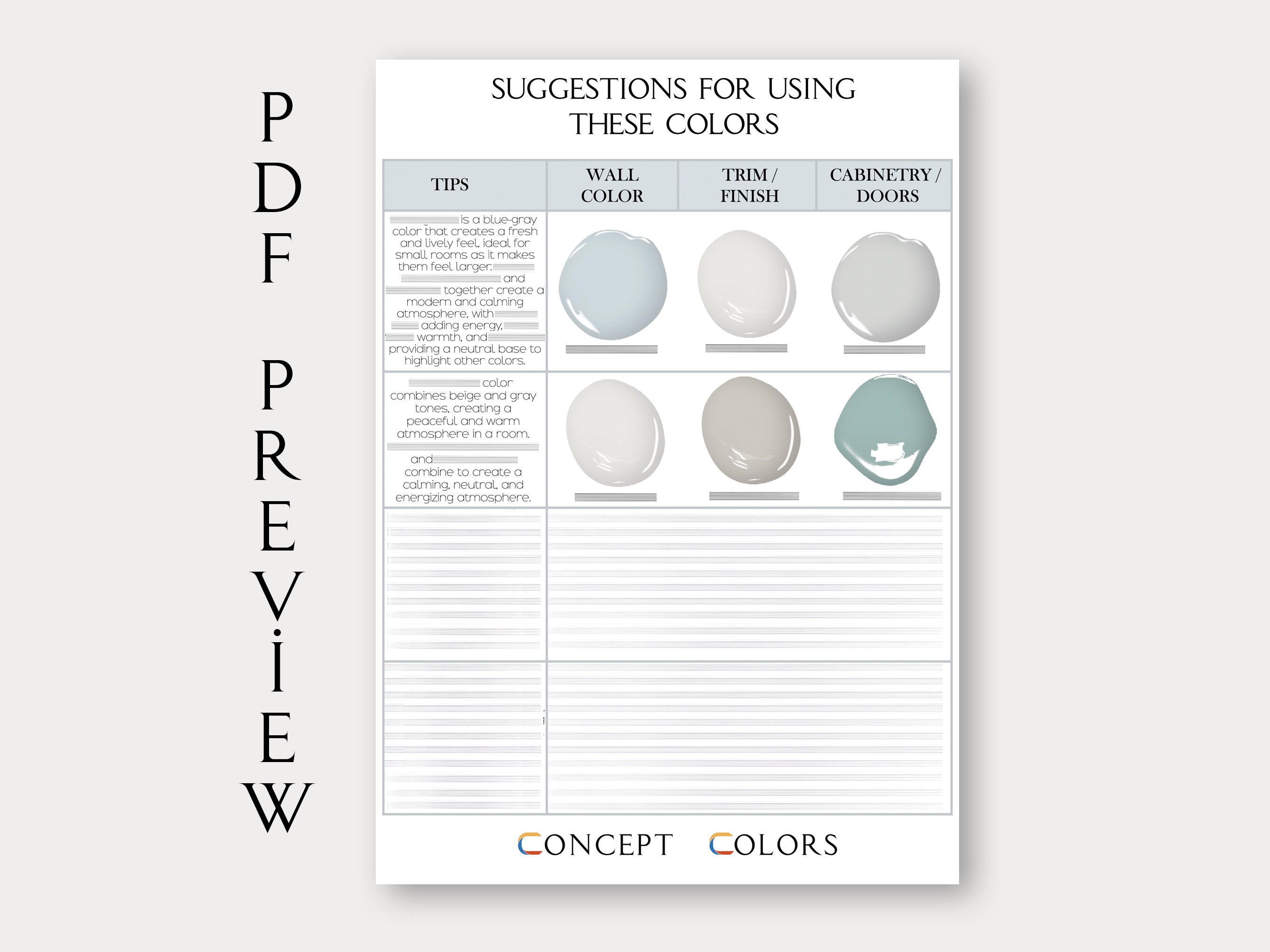 Sherwin Williams Coastal Beach Paint Palette Coastal Beach - Etsy