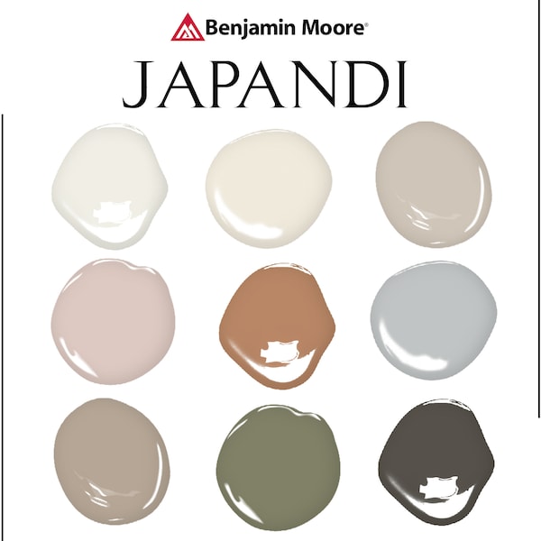 Benjamin Moore Whole Home Color Palette - Etsy