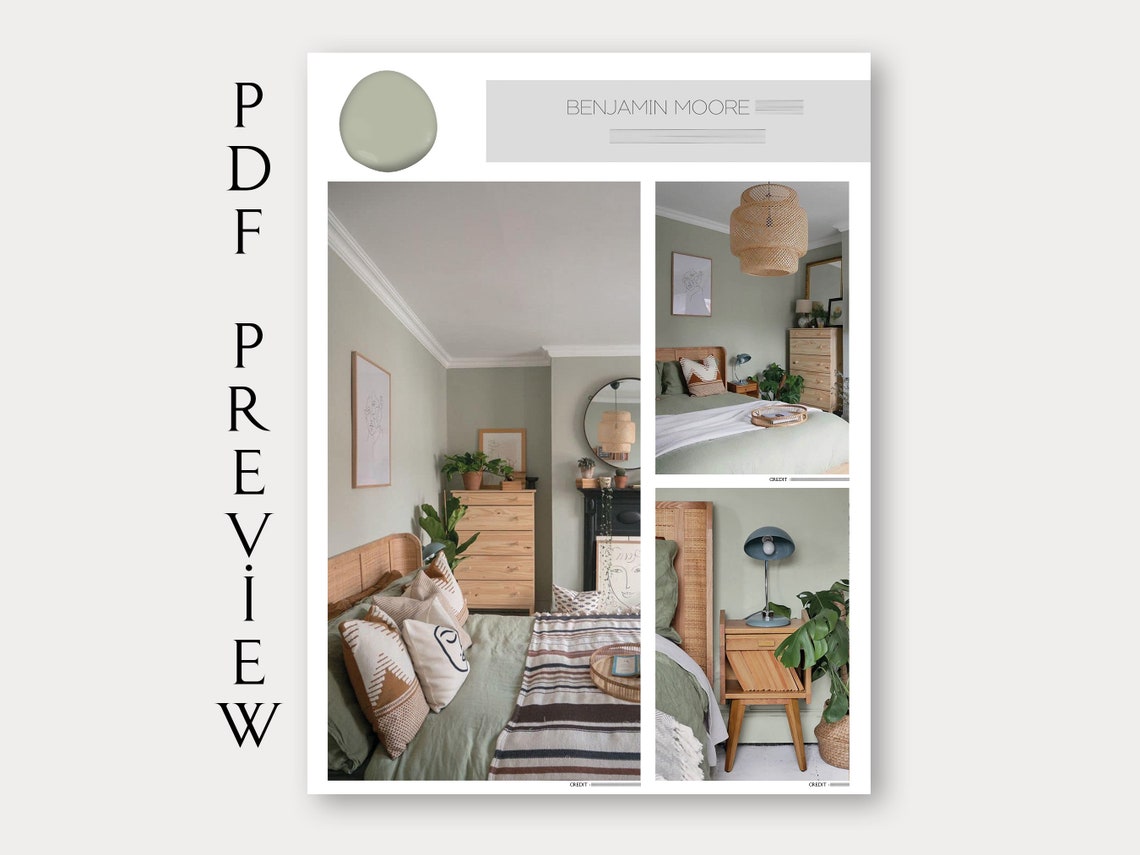 Benjamin Moore Cozy Neutral Home Color Palette 2022 Color of - Etsy Canada