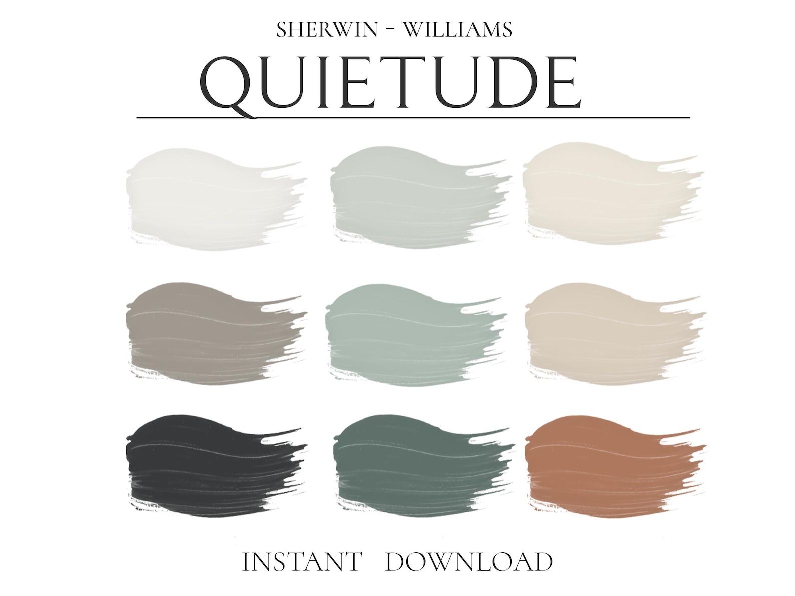 2025 Color of the Year, Home Paint Palette, HGTV Sherwin Williams ...