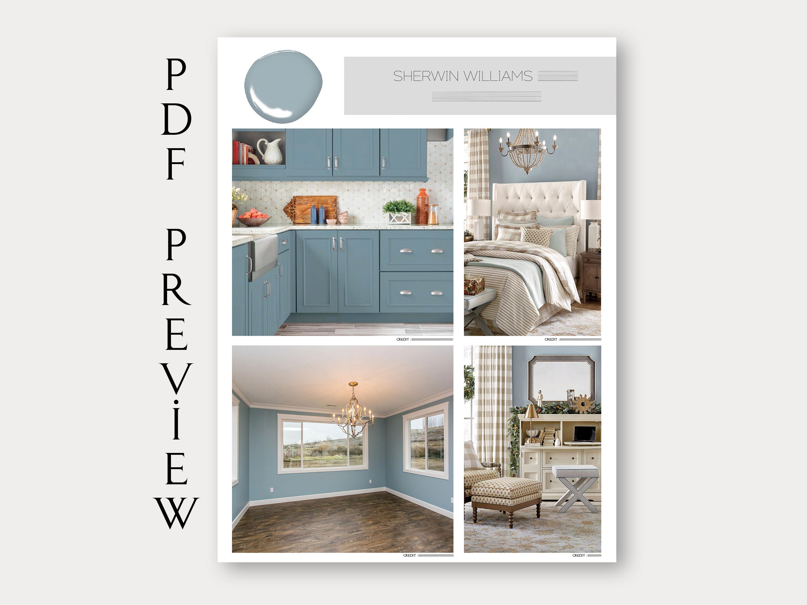 Sherwin Williams Calm Coastal Paint Palette: Whole House Paint Colors ...