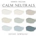 Calm Neutrals Home Paint Palette, Sherwin Williams, Modern Calm ...