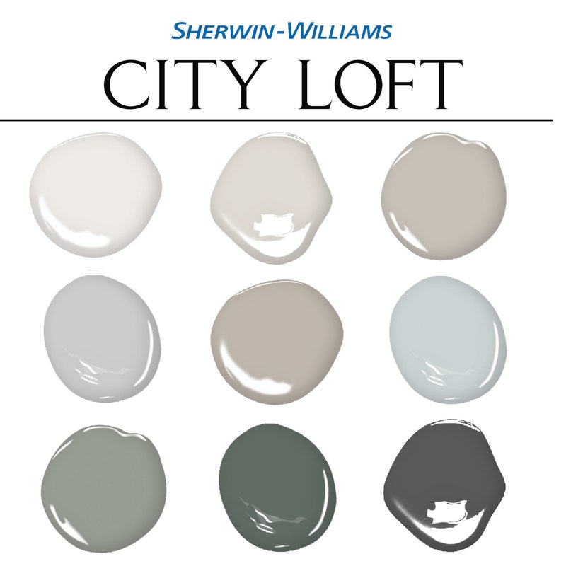 Calm Paint Color Palette - Etsy